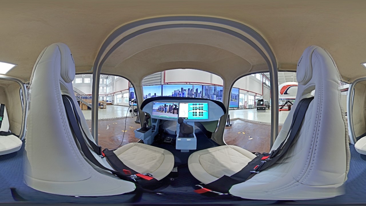 国内首台电动垂直起降飞机模拟机在天津交付 - 园区世界